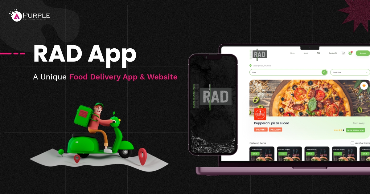 Food Delivery App Portfolio - RAD Meal Order Application Canada